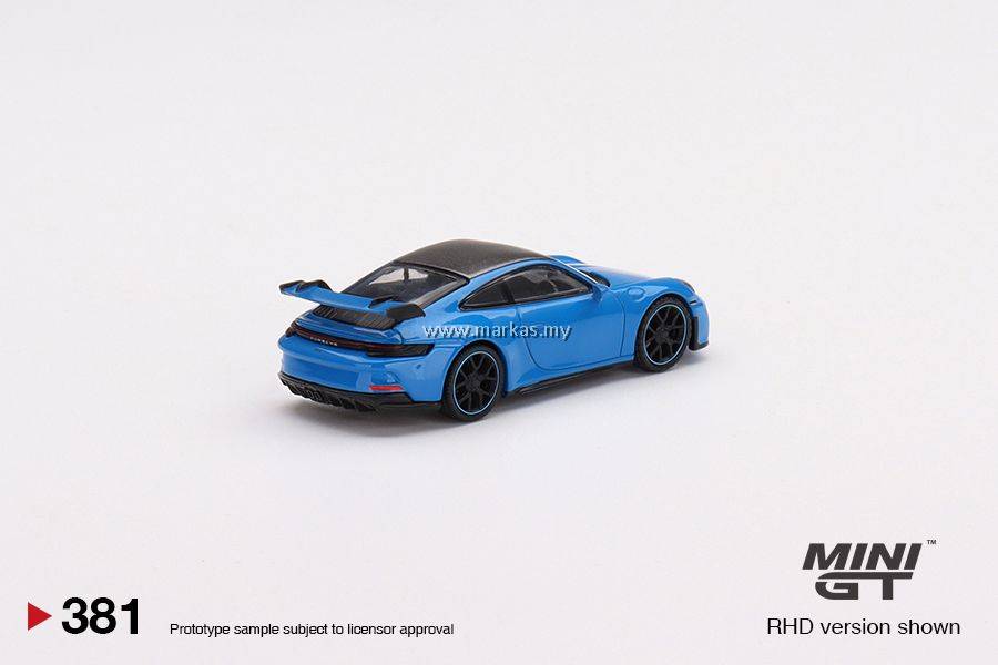 MINI GT 1/64 #381 PORSCHE 911 992 GT3 SHARK BLUE